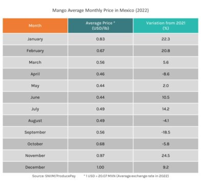 Mango market situation in the United States and Latin America. - ProducePay